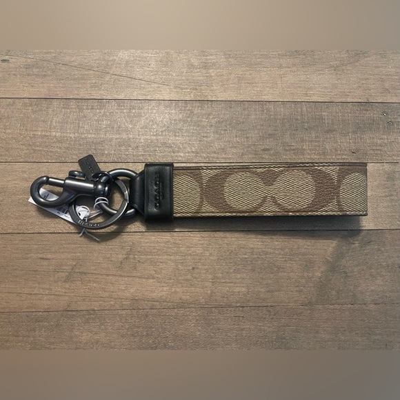 Coach | Accessories | Coach Large Loop Key Fob In Signature Canvas In ...